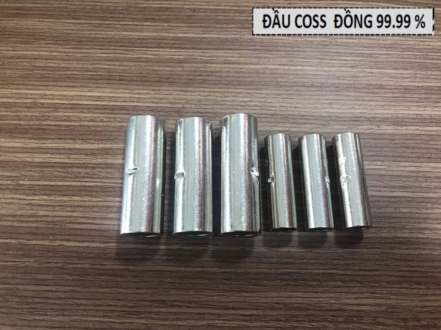 Đầu cos nối thẳng GTY, cos nối dây điện bằng Đồng GTY 6mm2 - Linh Kiện CNC